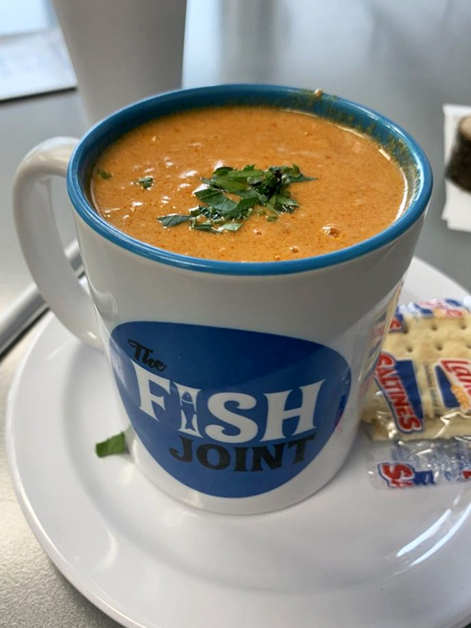 Lobster bisque so rich and velvety, it practically demands a standing ovation from your taste buds.