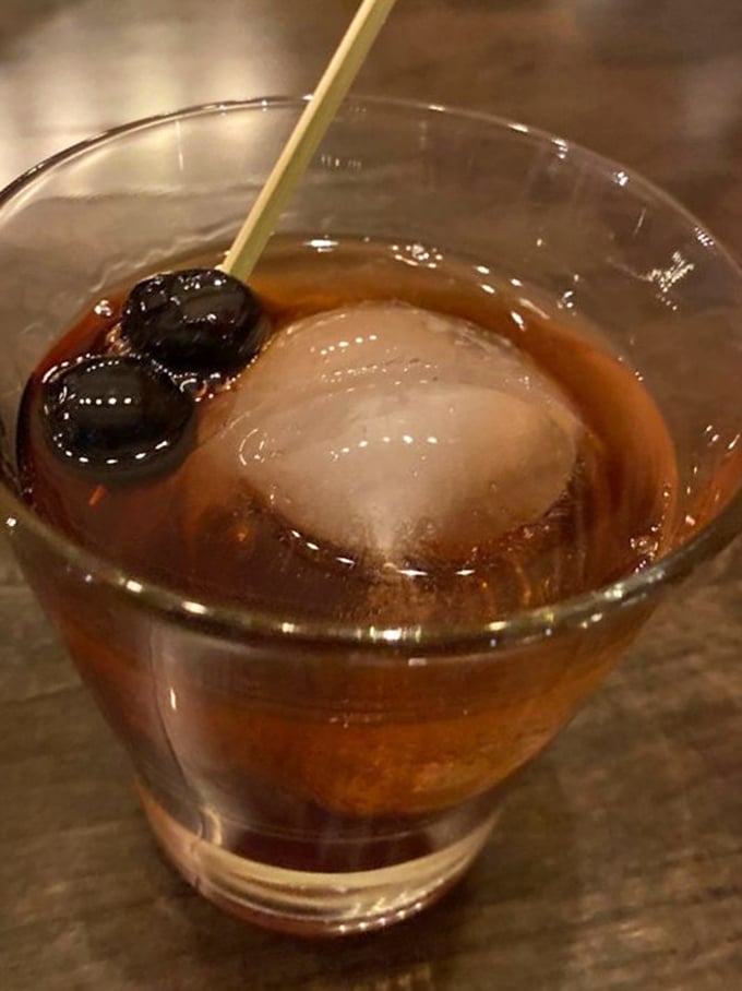 The Manhattan—three ingredients proving that simplicity, when executed perfectly, is the highest form of sophistication. Don Draper would approve.