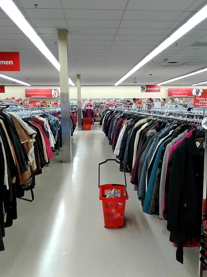 The men's department – a sartorial time capsule where fashion trends of decades past hang hopefully, waiting for their inevitable comeback moment.