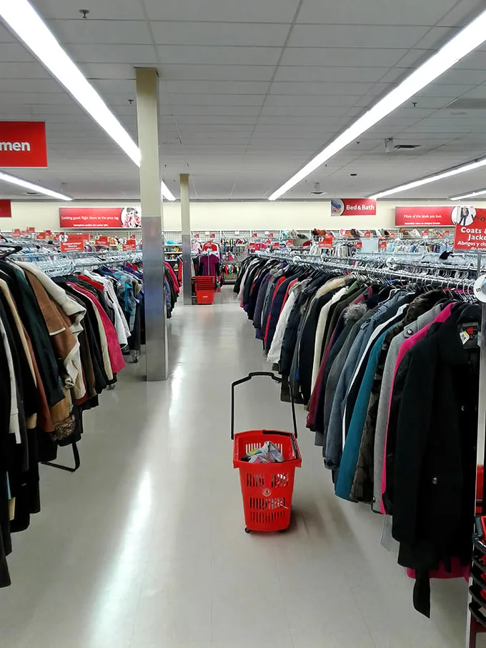The men's department – a sartorial time capsule where fashion trends of decades past hang hopefully, waiting for their inevitable comeback moment.