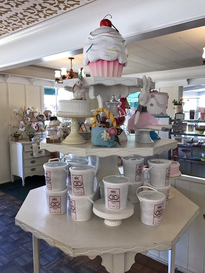 A whimsical display crowned by a giant cupcake sculpture—because Danes understand that life's too short not to celebrate the sweet things.