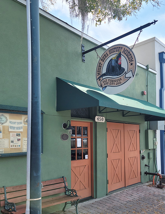 The Mount Dora History Museum preserves the town's colorful past. Housed in the old firehouse and jail—where history was both made and occasionally locked up.
