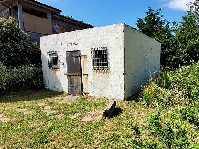 The old Port Orford jail might be the most honest tourist attraction ever—no fancy renovation, just authentic history with a side of slightly rusty charm.