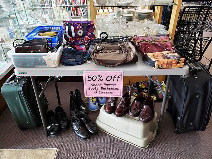 Accessories at half-price – because your luggage should travel as stylishly as you do, even if it's just to Aunt Marge's.