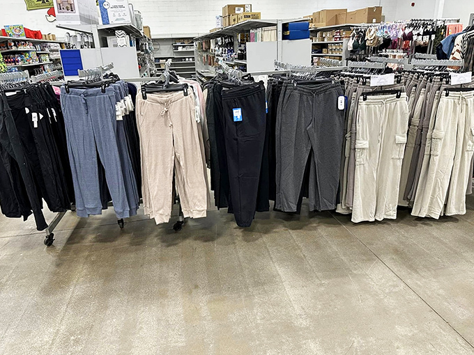 Pants and bottoms offering style options that fit both bodies and budgets perfectly.