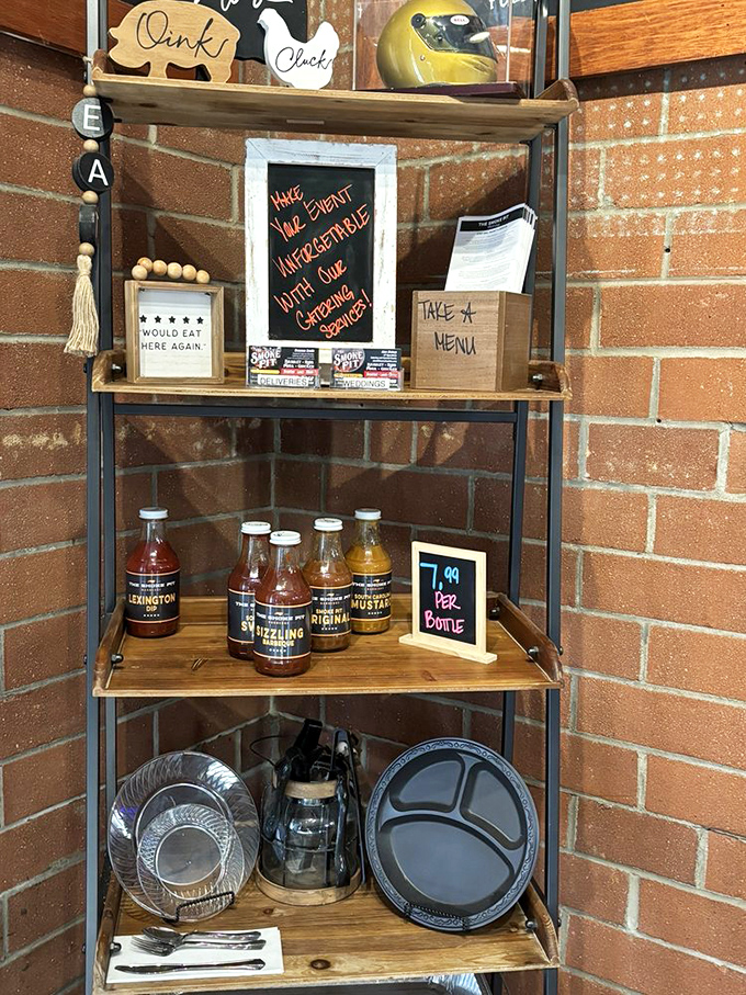 The sauce shelf – where liquid gold comes in bottles and "Would eat again" isn't just a suggestion, it's a prophecy. 