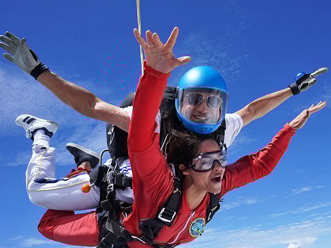 At Skydive DeLand, retirement takes on new meaning as adventurous souls prove age is just a number—preferably one with a parachute attached.