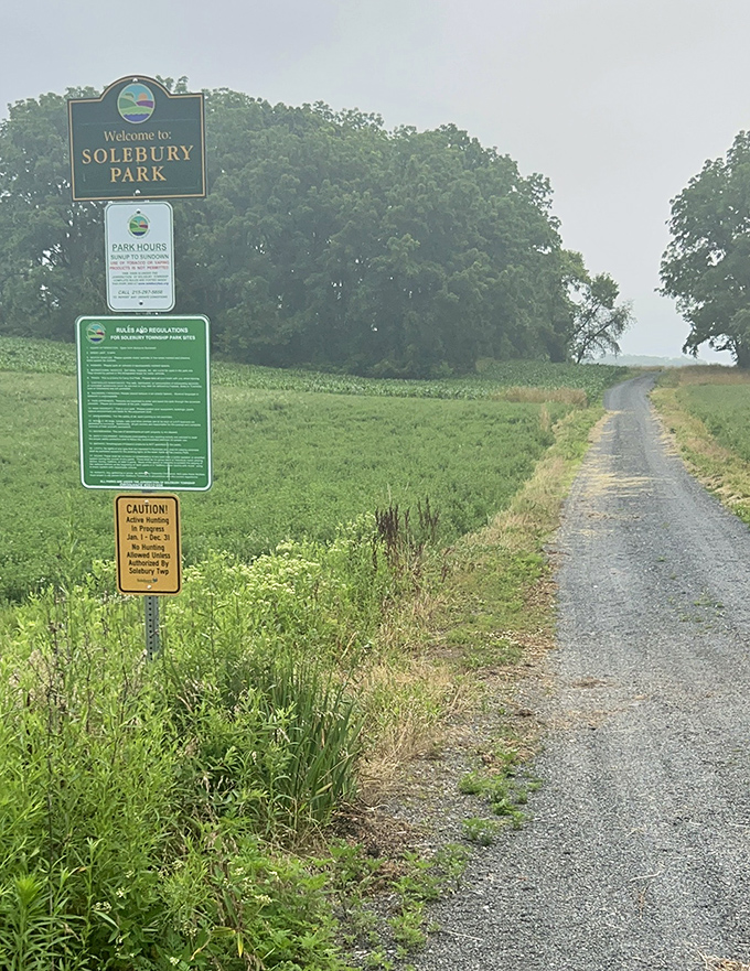 Solebury Park's trails invite you to wander through Pennsylvania's natural beauty at your pace.