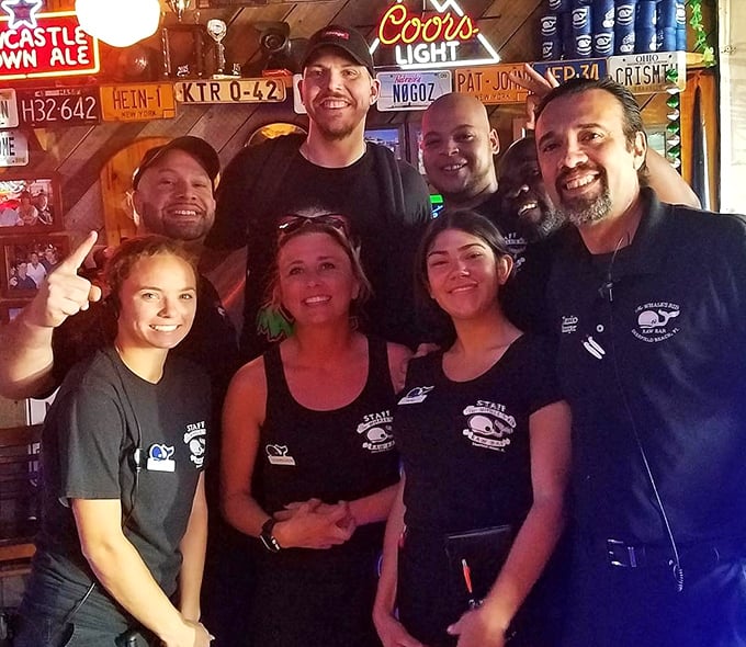 The crew behind the magic – these folks know more seafood secrets than Neptune himself, and they're happy to share them.