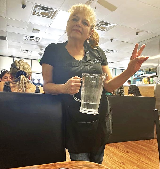 Servers at Nat's don't just bring food – they bring decades of experience, knowing exactly when you need that coffee refill before you do.