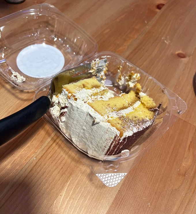Where dessert dreams come true. This tiramisu slice whispers sweet Italian nothings to your taste buds.