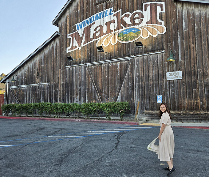 Shopping local takes on new meaning at this charming market. That wooden barn aesthetic isn't manufactured—it's earned.