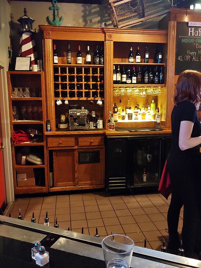 This wine rack isn't just storage—it's a wooden shrine to fermented grapes, standing ready for your celebration.