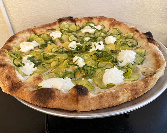 When zucchini meets burrata, magic happens. It's like watching Julia Child and Snoop Dogg collaborate—unexpected but absolutely right.