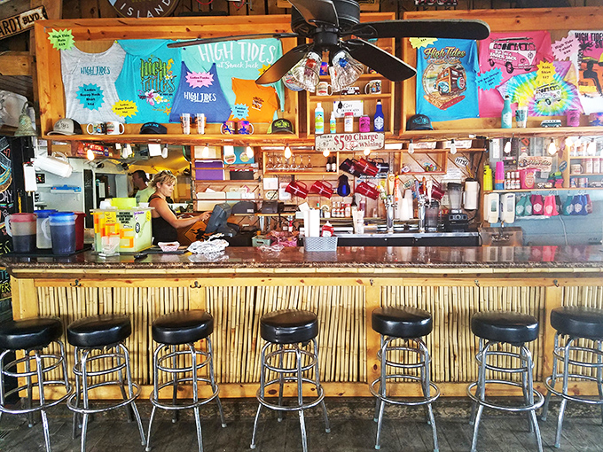 The bamboo-fronted bar isn't trying to be a trendy tiki lounge – it's the real deal, a place where locals have been unwinding for generations.
