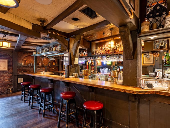 A bar that looks like it could tell stories that would make Hemingway blush.