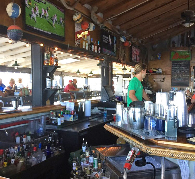 The bar's where the magic happens, and by magic we mean both perfect pours and terrible dad jokes.