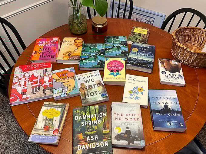 A bookshelf that proves physical pages still matter. From bestsellers to obscure gems, literary treasures await at prices that make e-books blush.