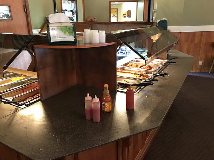 The buffet line—where diet plans go to die and "just one more spoonful" becomes your new mantra for the afternoon.