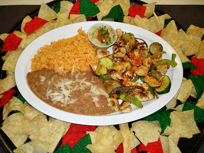A fiesta on a plate—grilled vegetables and protein dancing together in a celebration your taste buds are formally invited to attend.