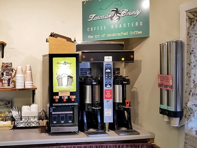 Lancaster County Coffee Roasters fuels the sugar rush with locally crafted brews—the perfect counterbalance to sweet indulgence.