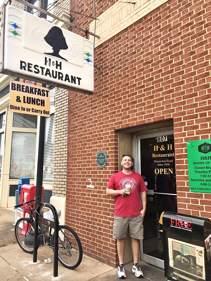 The doorway to deliciousness where happy customers emerge with satisfied smiles and plans to return tomorrow.
