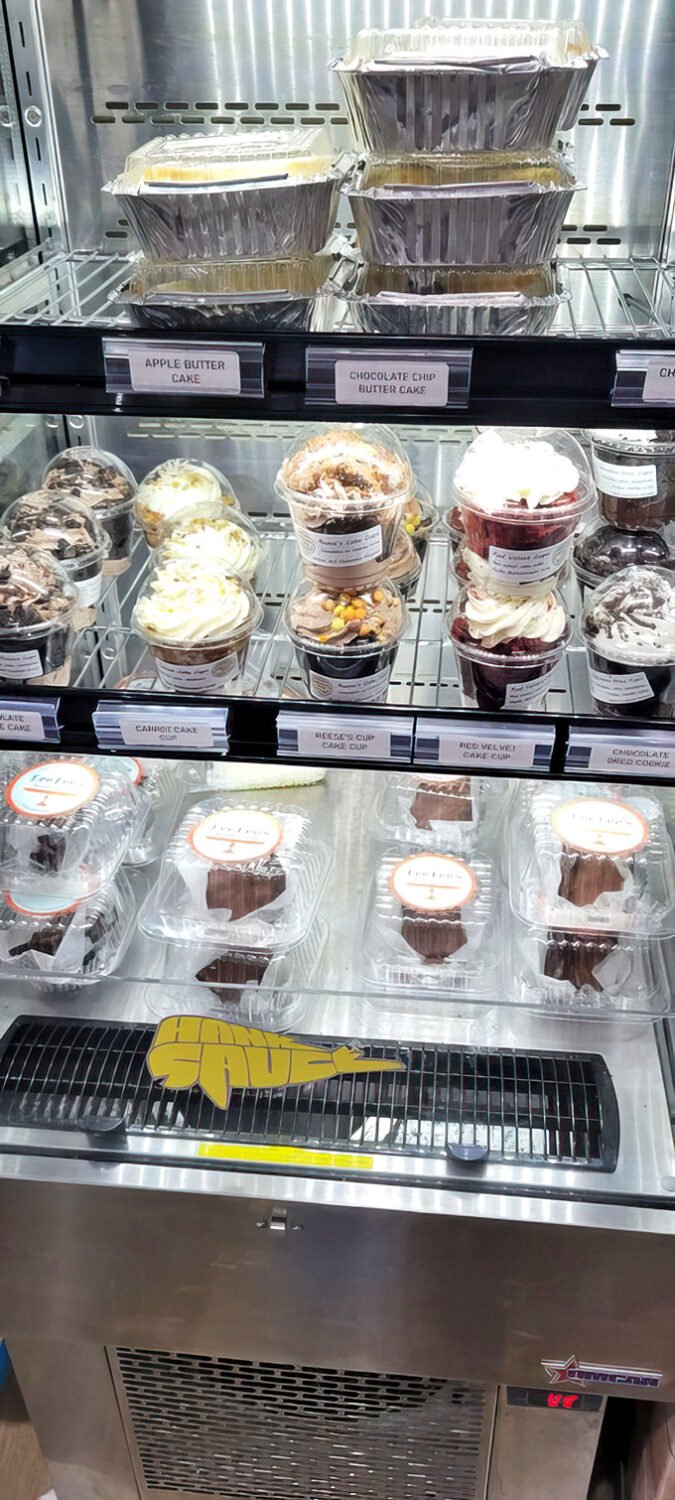 That dessert case holds enough sugar to power a small city – or one very happy afternoon.