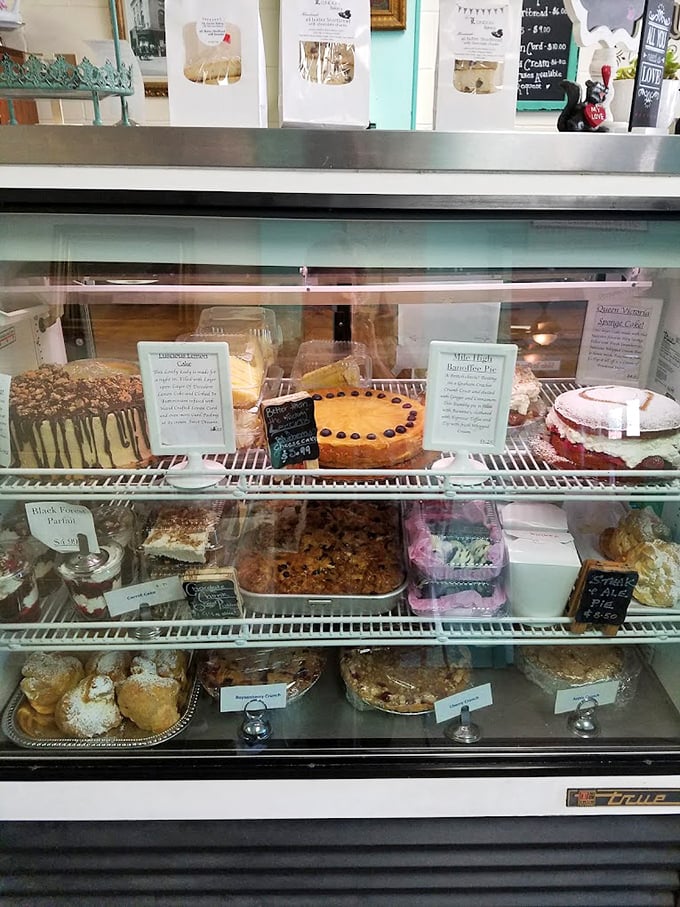 The dessert case—where willpower goes to die and "I'll just have a bite" becomes the lie you tell yourself.
