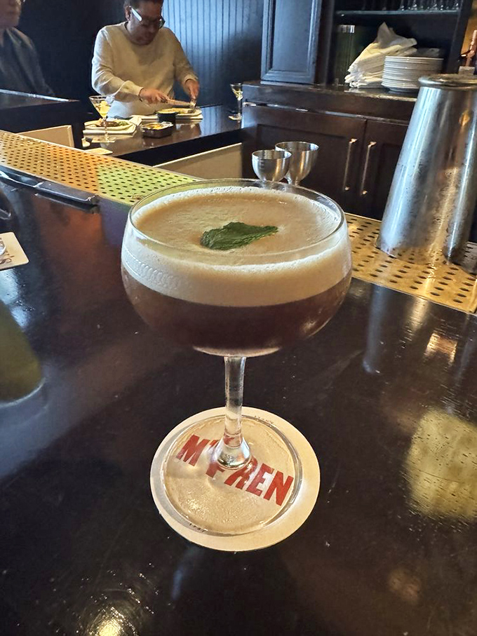 This isn't just an espresso martini—it's dessert, nightcap, and tomorrow morning's motivation all in one frothy glass.