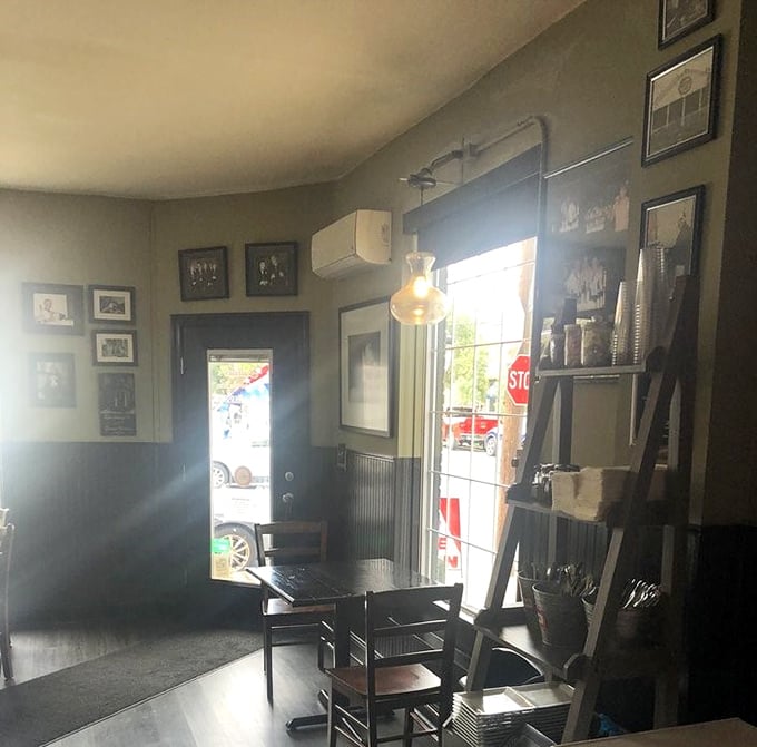 Even the corner table by the window has stories to tell. Sunlight streaming in makes every plate look like it deserves its own magazine cover.
