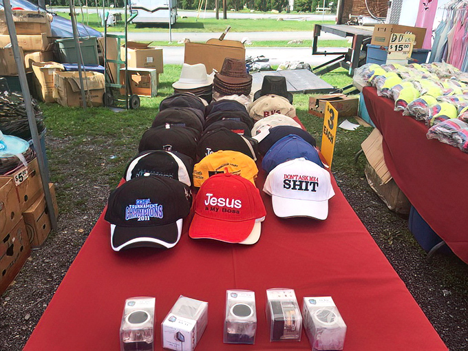 Headwear with personality! From sports allegiances to spiritual declarations, these caps tell stories about their wearers before they even speak.