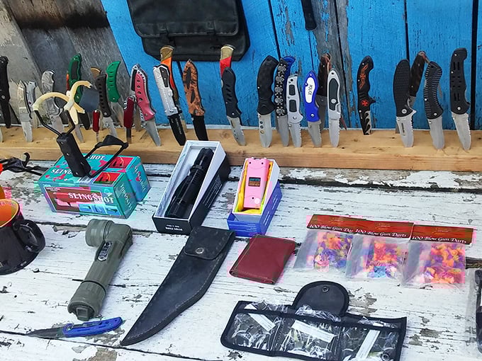 From pocket knives to slingshots – everything your mother warned you about, now perfectly legal to own.