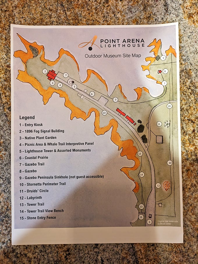 A treasure map without the buried gold – unless you count spectacular views and coastal trails as treasure. Which, let's be honest, we absolutely should. 