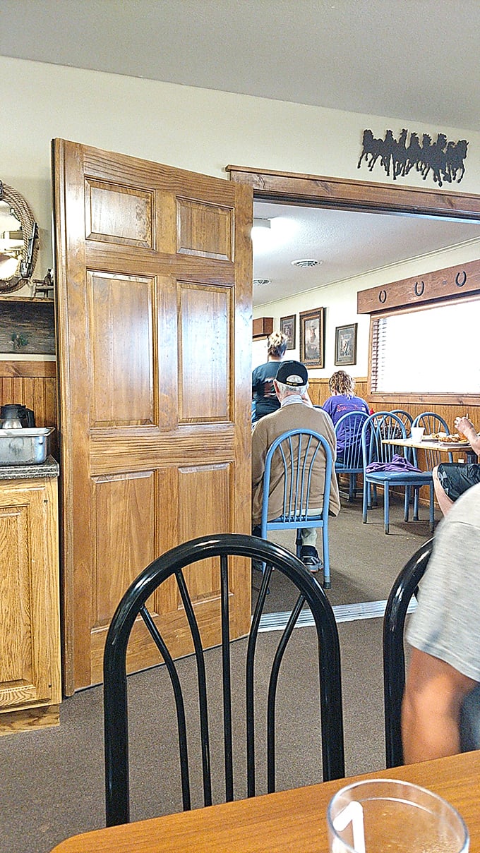 Wood paneling and country decor create dining rooms that feel more like visiting a friend's home than a restaurant—if your friend happened to be an exceptional cook.