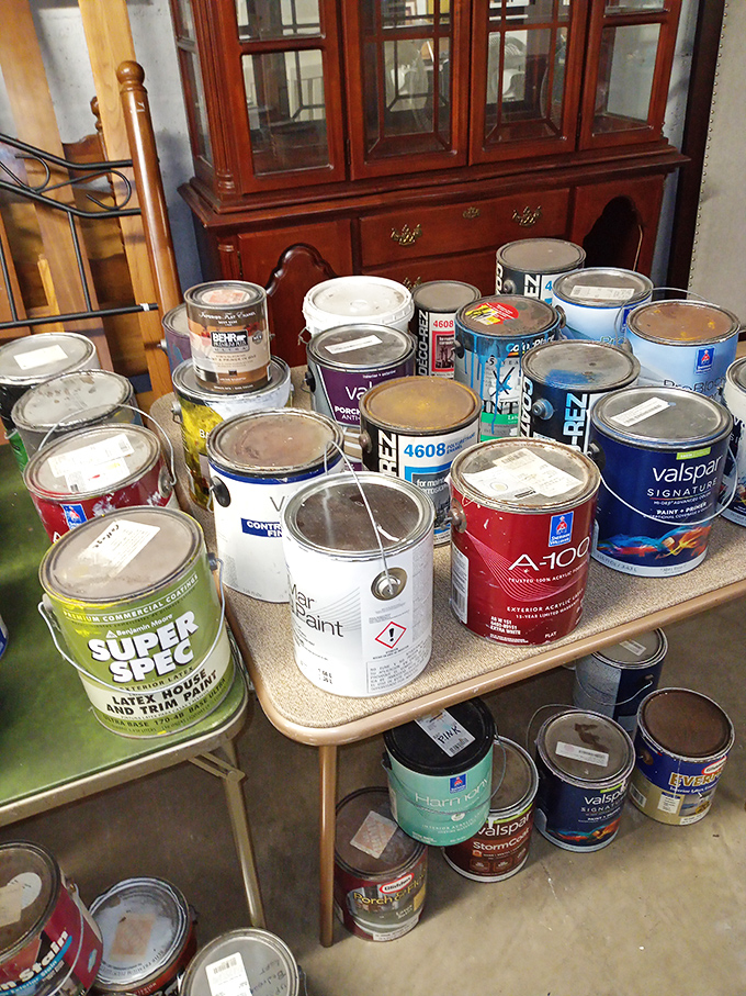 DIY dreamland—these paint cans represent thousands of potential makeovers just waiting for your inspiration to strike.