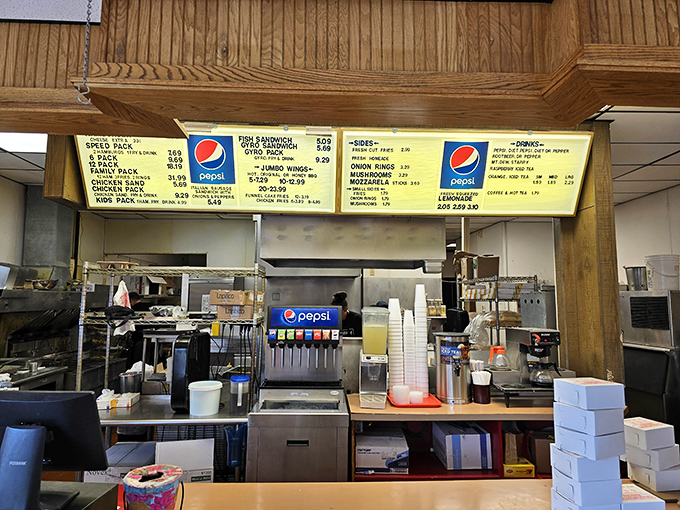 Where the magic happens – no smoke, no mirrors, just honest cooking. The command center of comfort food.