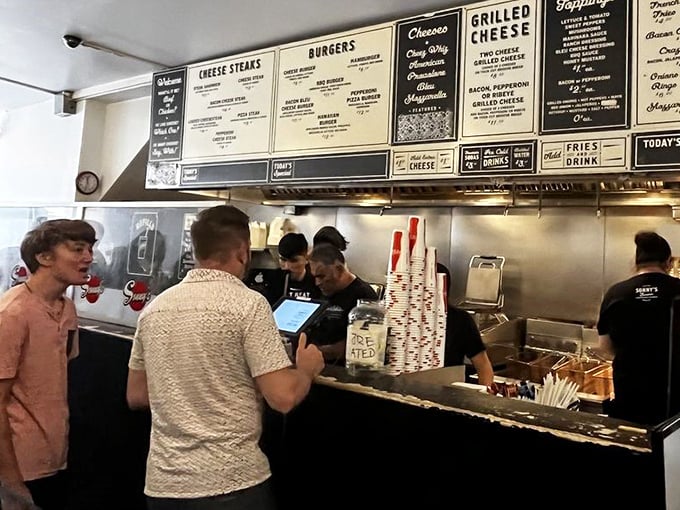 Where the magic begins – placing your order at Sonny's is like buying a ticket to flavor country. The anticipation is half the fun.