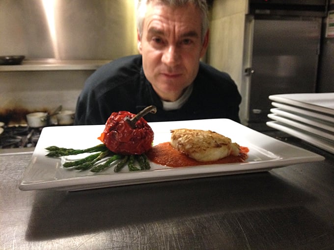 A beautifully plated dish awaits its moment of glory—the culinary equivalent of a Broadway performer ready for the spotlight.
