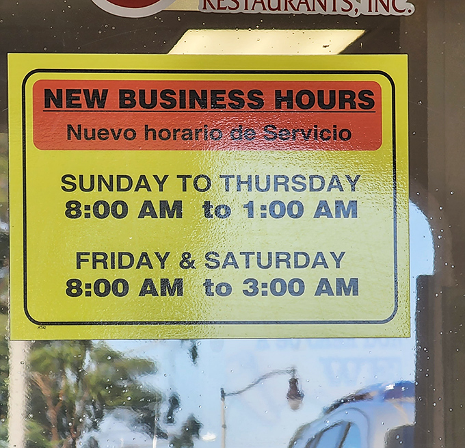 These hours aren't just business information—they're a promise. Late-night cravings have met their match at King Taco.