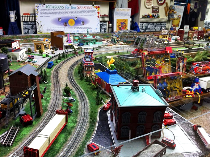 Not just for doll enthusiasts—this miniature train village showcases the museum's range with incredible attention to tiny architectural details.