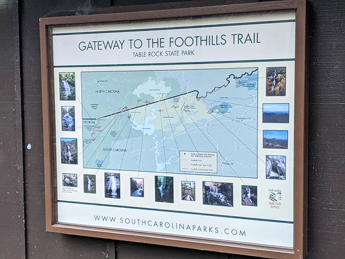 Your GPS to adventure – this trail map doesn't need batteries or cell service to guide you to the park's most spectacular sights.