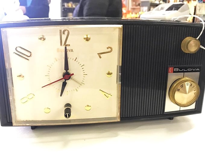 This vintage Bulova doesn't just tell time—it tells of an era when alarm clocks weren't just another app on your phone.