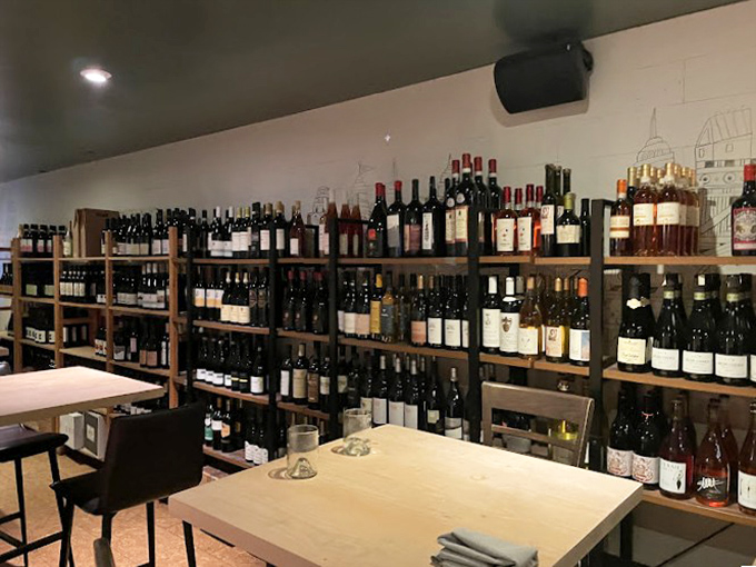 A16's wine collection isn't showing off—it's simply presenting you with a world tour of Italian regions, no passport required.