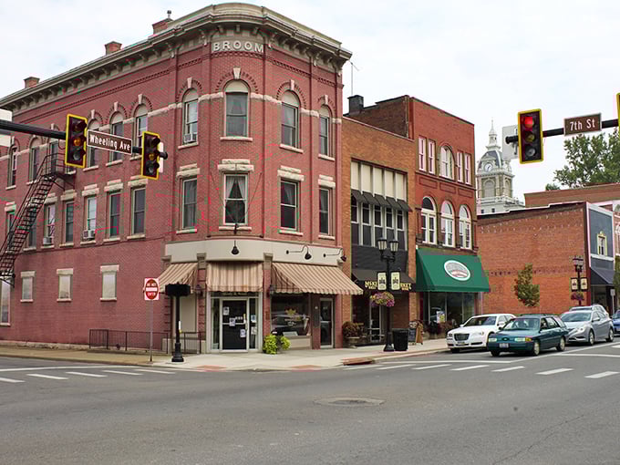 Cambridge's brick-lined main street offers a journey through architectural history. Each building tells a chapter in this town's story.