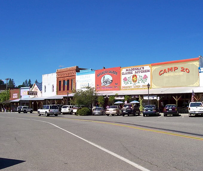 Colfax's historic main street offers a charming step back in time. Those colorful storefronts aren't just pretty—they're full of stories!