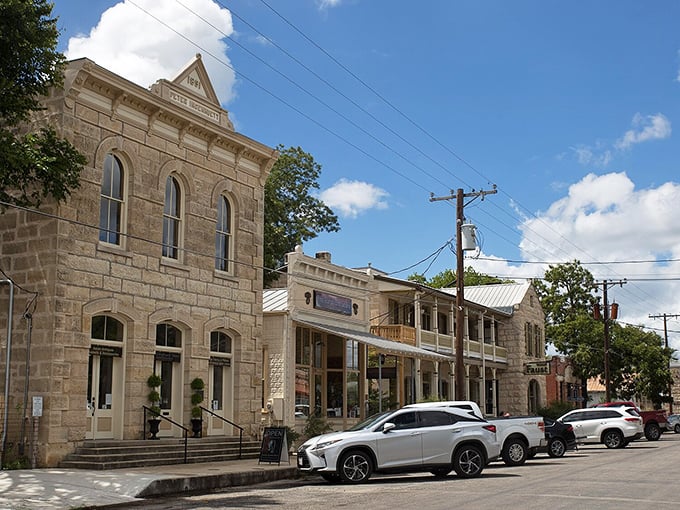 Comfort's historic district showcases limestone craftsmanship that's aged better than most Hollywood stars—without the cosmetic help.