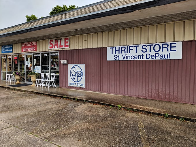 This unassuming storefront hides a wonderland of second-hand treasures that would make Marie Kondo proud.