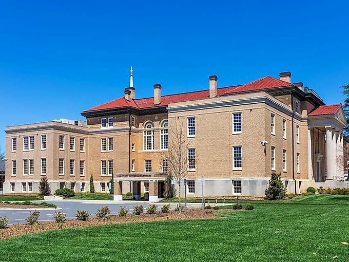 Historic buildings line York's downtown, creating a shopping district where "fast food" still means home cooking served promptly.