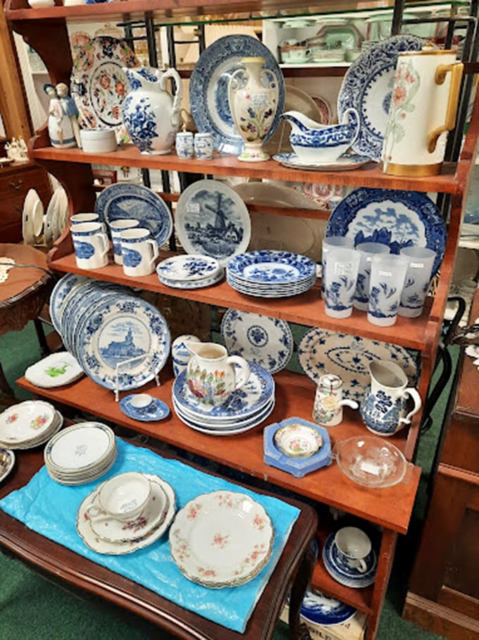 Blue and white porcelain paradise—these delicate pieces have survived decades to create a collection that would make your grandmother proud.