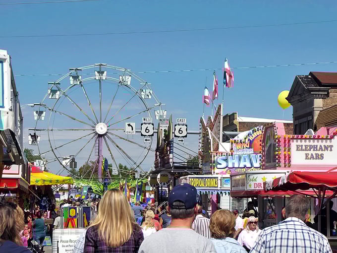 The Apple Festival transforms quiet streets into a carnival of sights, smells, and tastes—where elephant ears refer to pastries, not pachyderms.